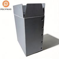 China Lightweight Honeycomb Turnover Box, One Piece Welded Construction Tote with Dividers, Custom Thickness 3mm 5mm Color Logo Printing for sale