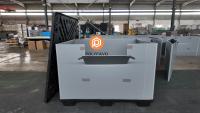 China Made to Drawing Collapsible Pallet Box, Custom Cutouts Windows Holes, 300kg Dynamic Load 500kg Static Stackable Bulk Box for sale