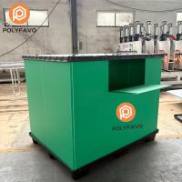 China Collapsible Bulk Box Custom Thickness 10mm 12mm, Custom Design Windows Cutouts, Heavy Duty Stackable Container Logo Print for sale