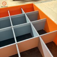 China Returnable Collapsible Bulk Box, Pallet Container with Lid and Base, Custom Windows Cutouts 10mm 12mm Wall Thickness for sale