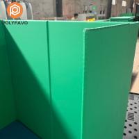 China Collapsible Bulk Box Wall Thickness 10mm 12mm Options, Custom Cutouts Windows, Stackable Returnable Pallet Box Logo Print for sale