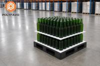 China Wine Bottle Divider Tray for Liquor Packaging, Cellular Polypropylene Sheet Insert, PP Hollow Board Bottle Tray Lightweight for sale