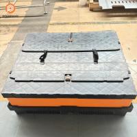 China Stackable Bins Pallet Box, Collapsible Storage Box Plastic Pallet Box with Lid, Storage Bins Stackable 300kg Load Custom Color for sale