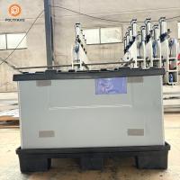China Returnable Plastic Crates, Reusable Pallet Boxes Collapsible Pallet Crate, Foldable Plastic Pallet Box 500kg Static Load for sale