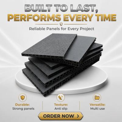 China Cellular Polypropylene Panel, PP Plastic Sheet for Fly Case and Flight Case Board, Waterproof Scratch Resistant Reusable for sale