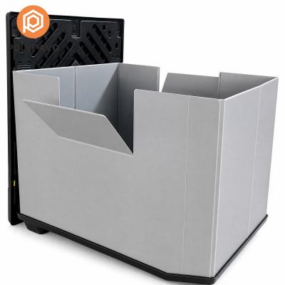 China Collapsible Bin Pallet Cage, Foldable Plastic Crate 10mm 12mm, Custom Openings Windows Holes Stackable Returnable for sale