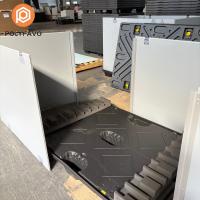 China Collapsible Pallet Box with EVA Lining, Two C Type Coaming Panels Spliced Design, Plastic Pallet Base Foldable Sleeve Box for sale