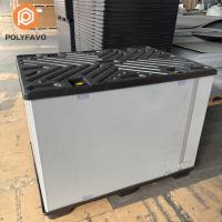 China Coaming Box Two Piece C Type, Collapsible Sleeve Box with EVA Foam Lining, Plastic Pallet Base Returnable Bulk Box for sale
