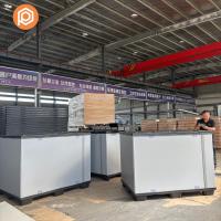 China Warehouse Storage Pallet Box with EVA Lining, Two C Shaped Coaming Panels Spliced, Collapsible Plastic Base Container for sale