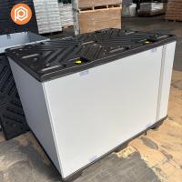 China Fast Assembly Two C Type Coaming Box, EVA Lining Protective Design, Foldable Pallet Sleeve Container Stackable for sale