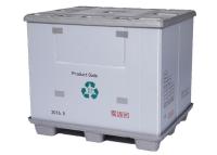 China 1600x1150 Pallet Sleeve Pack Box With Plastic Lock & Divider Tray for sale