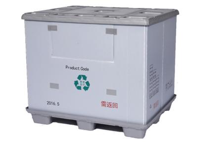 China 1600x1150 Pallet Sleeve Pack Box With Plastic Lock & Divider Tray for sale