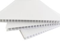 China 15mm 4x8 Flexible PP Flute Board Recyclable Waterproof for Outdoor for sale