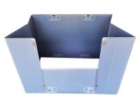 China PP Honeycomb Pallet Sleeve Container Anti Static Surface Treatment Label Pocket for sale