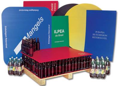 China Pallet Bottle Anti Slip PP Interleaving Sheets for sale