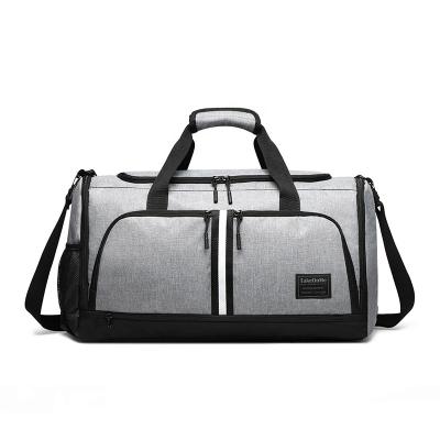 China Large Durable Folding Gym Bags For Dry Men And Female Sport Travel Wet Separate Duffel Bag for sale