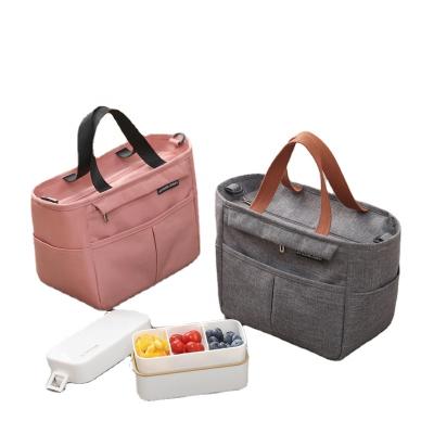 China Who respects the environment. Wholesale Durable.insulated fashion lunch cooler handbags aluminum foil insulated bag for food delivery for sale