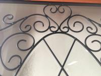 China Wooden Art Glass Panels Acid Etched Triple Layers Finished Surface for sale