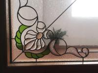 China Stained Decorative Panel Glass For Church Black Zinc Insulated / Bevelled / Polished for sale