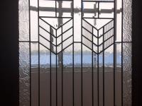 China Inteiror Door Architectural Decorative Glass , Clean Bevelled Glass Door Panels for sale