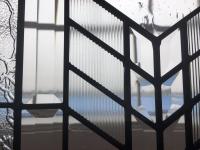 China Inteiror Door Architectural Decorative Glass , Clean Bevelled Glass Door Panels for sale