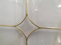 China Metal Frame Cabinet Door Glass Panels Moisture Proof Board Plywood for sale