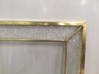 China Metal Frame Cabinet Door Glass Panels Moisture Proof Board Plywood for sale