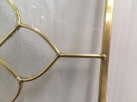 China Frosted Glass Panels For Cabinets , Custom Glass Inserts For Cabinet Doors for sale