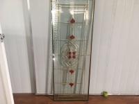 China Clear Bevel Glass Door Panels Thermal Sound Insulation Various Shape for sale