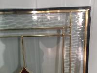 China Clear Bevel Glass Door Panels Thermal Sound Insulation Various Shape for sale