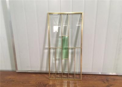 China Hollow Tempered Beveled Glass , Keep  Warm Bevelled Glass Door Panels for sale