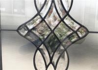 China Tinted Custom Cabinet Doors Glass , Clear Decorative Glass Inserts For Cabinet Doors for sale