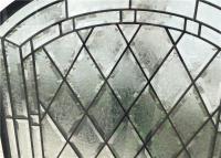 China S010 Patterned Decorative Bathroom Window Glass Heat Insulation Various Shape for sale