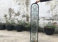 China Window Door Flat Clear Beveled Glass , Pattern Custom Beveled Glass Panels for sale