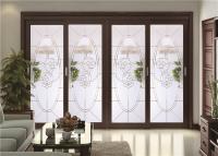 China Custom Stained Patio Sliding Doors , 19-22 Mm Double Sliding Glass Panels for sale