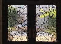 China Anti Rust Low E Iron Door Glass , Hot Dip Galvanized Double Entrance Doors for sale