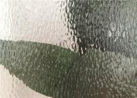 China Curve / Flat Textured Glass Sheets , Obscure Frosted Patterned Glass for sale