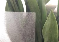 China Opaque Decorative Patterned Glass 3.2 Mm Thickness Brass / Nickel / Patina for sale