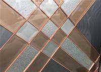 China Artistic Decorative Patterned Glass Various Shape / Size Energy Saving for sale