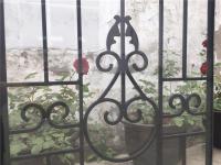 China Mosaic Classical Wrought Iron Glass Agon Filled 15.5*39.37 Size Oval Shaped for sale