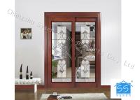 China Hollow Insulated Privacy Decorative Panel Glass Red Copper Thickness 25.4 MM for sale