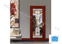 China Hollow Insulated Privacy Decorative Panel Glass Red Copper Thickness 25.4 MM for sale