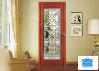China Building Clear Beveled Glass Window Panels  / Door Acid Etched Sound Insulation for sale