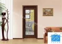 China Custom Glass Panels For Doors , 16-30 Mm Decorative Stained Glass for sale