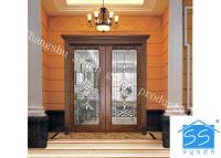 China Single Round Head Decorative Panel Glass For Entry Door Low E 3.2m Tempered for sale