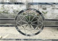 China Single Round Head Decorative Panel Glass For Entry Door Low E 3.2m Tempered for sale