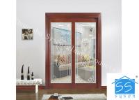 China Privacy Glass Slider Doors For Home Decor IGCC IGMA Certification for sale