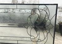 China Black Patina Sliding Glass Door Double Glazed Telescopic Tempered Glass for sale