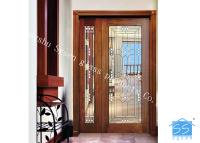China Decorative Sliding Glass Door Privacy Sound Proof Rectangle Square Glass for sale
