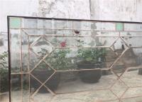 China Custom Wooden Door Glass , Theft Proof Bevel Translucent Glass Panels for sale